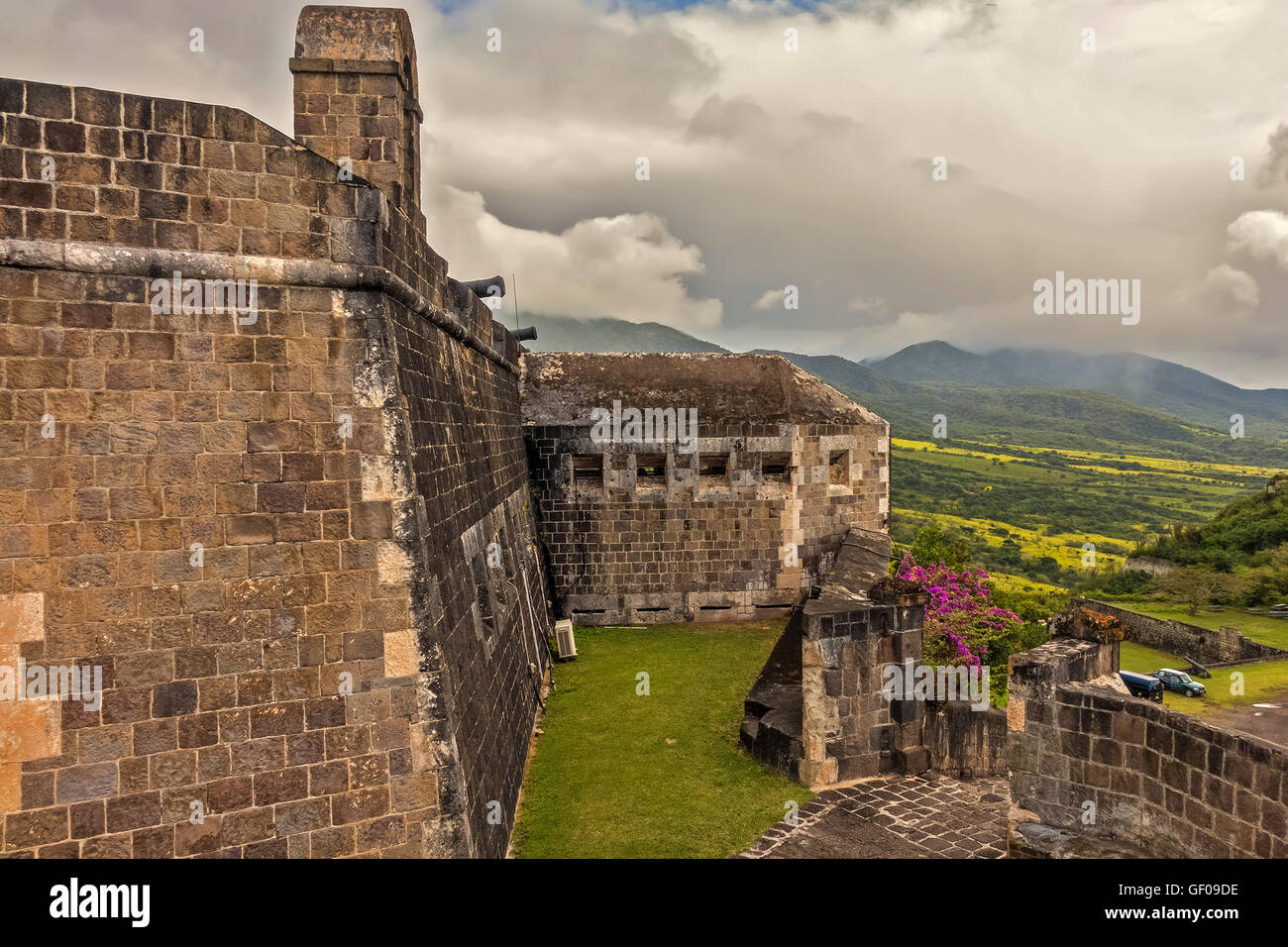 Old British Fortress At Brimstone Hill St. Kitts West Indies Stock ...