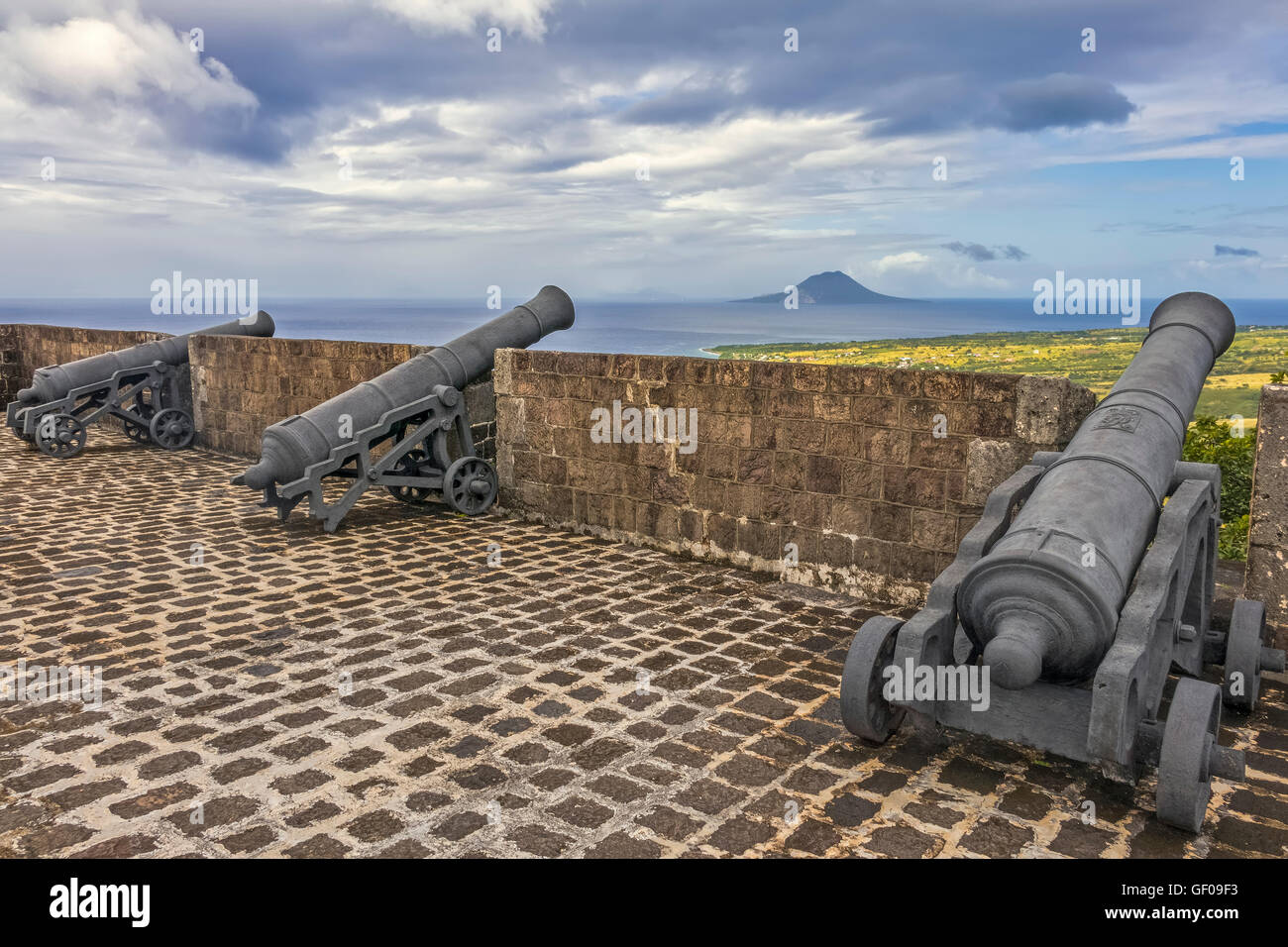 Old British Fortress At Brimstone Hill St. Kitts West Indies Stock ...