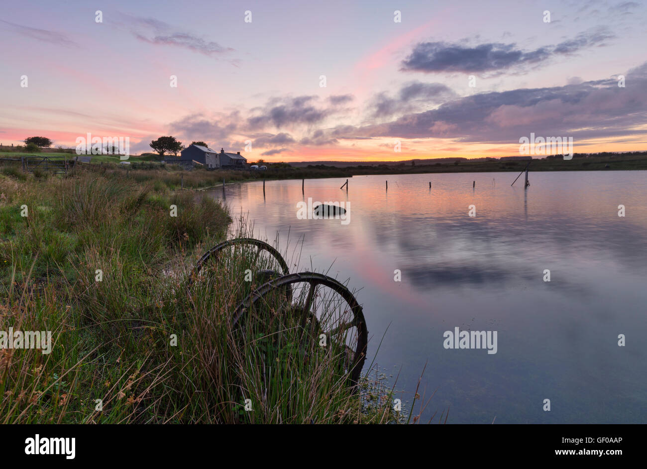 Sunrise over Dozmary Pool Stock Photo - Alamy