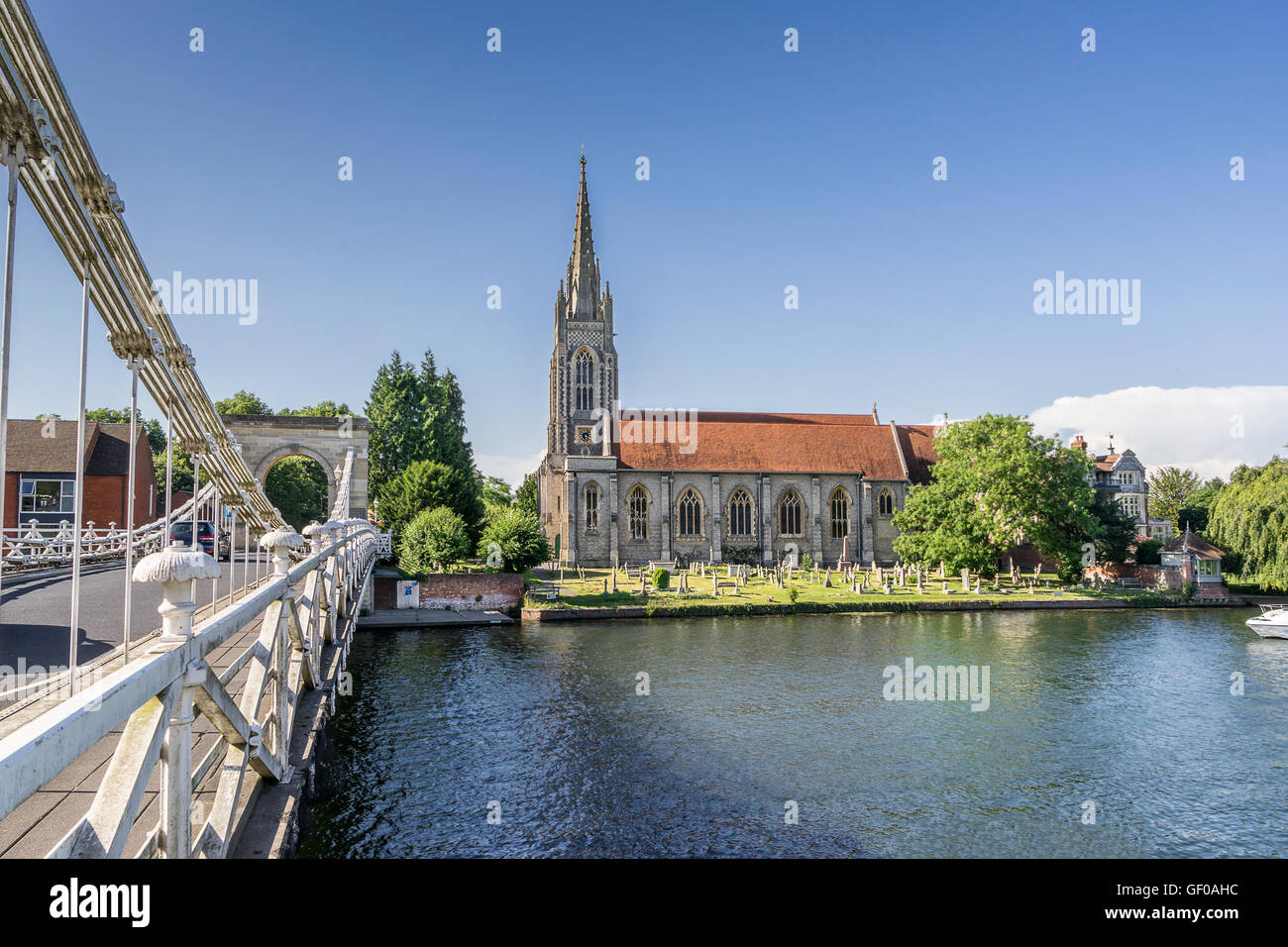 Marlow on the River Thames to the west of London Stock Photo - Alamy