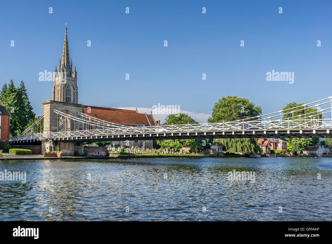 Marlow on the River Thames to the west of London Stock Photo - Alamy