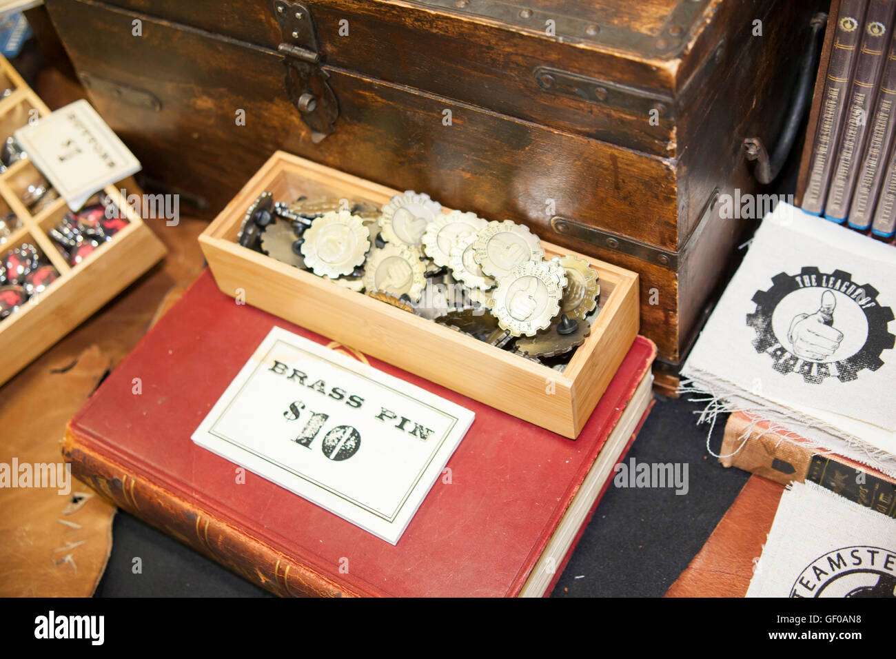 Vendors and displays on the convention floor at San Diego Comic Con ...