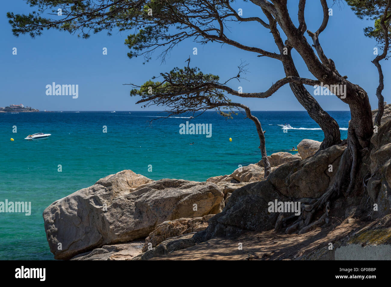 Nice coastal in Casta brava of Spain Stock Photo - Alamy