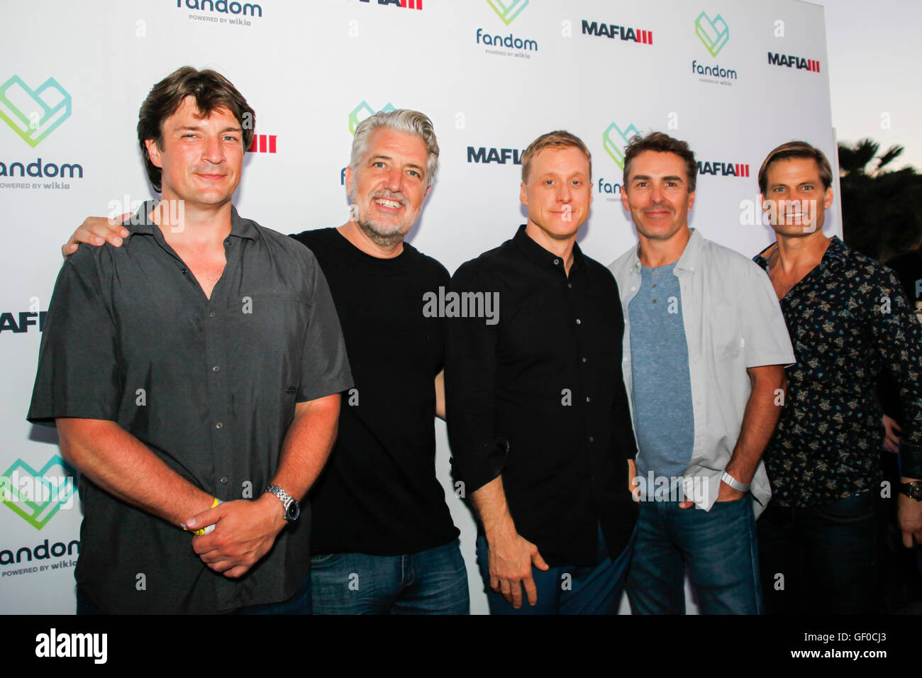 SAN DIEGO COMIC CON: July 21, 2016. The team from the web series Con ...