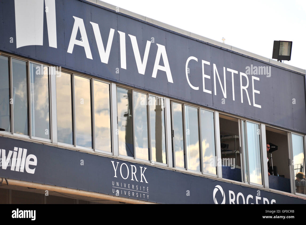 The exterior of the Toronto Aviva Centre in Canada Stock Photo - Alamy