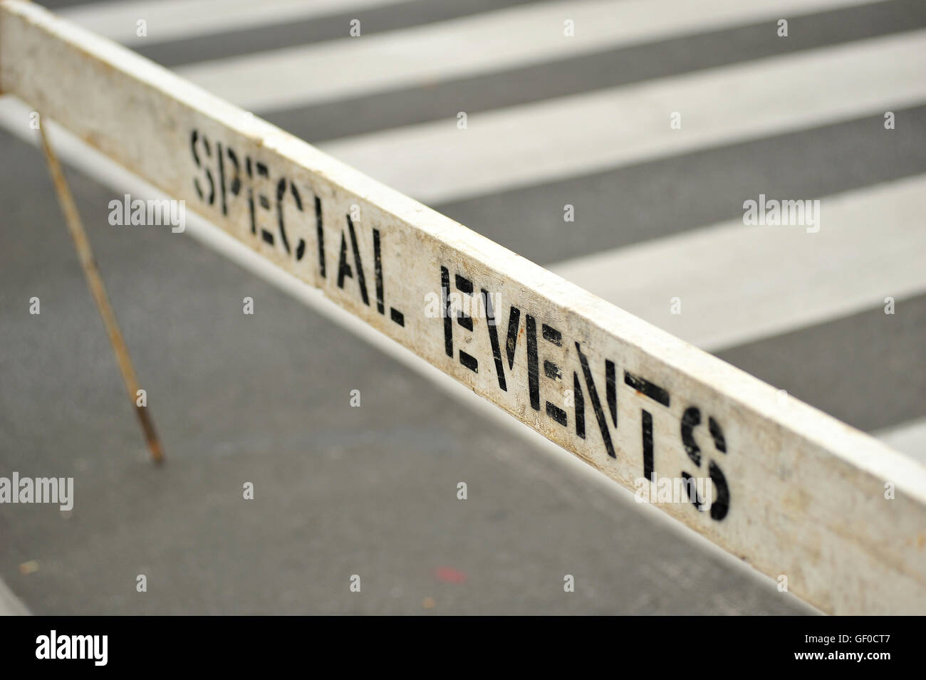 A Special Events sign in Canada Stock Photo - Alamy