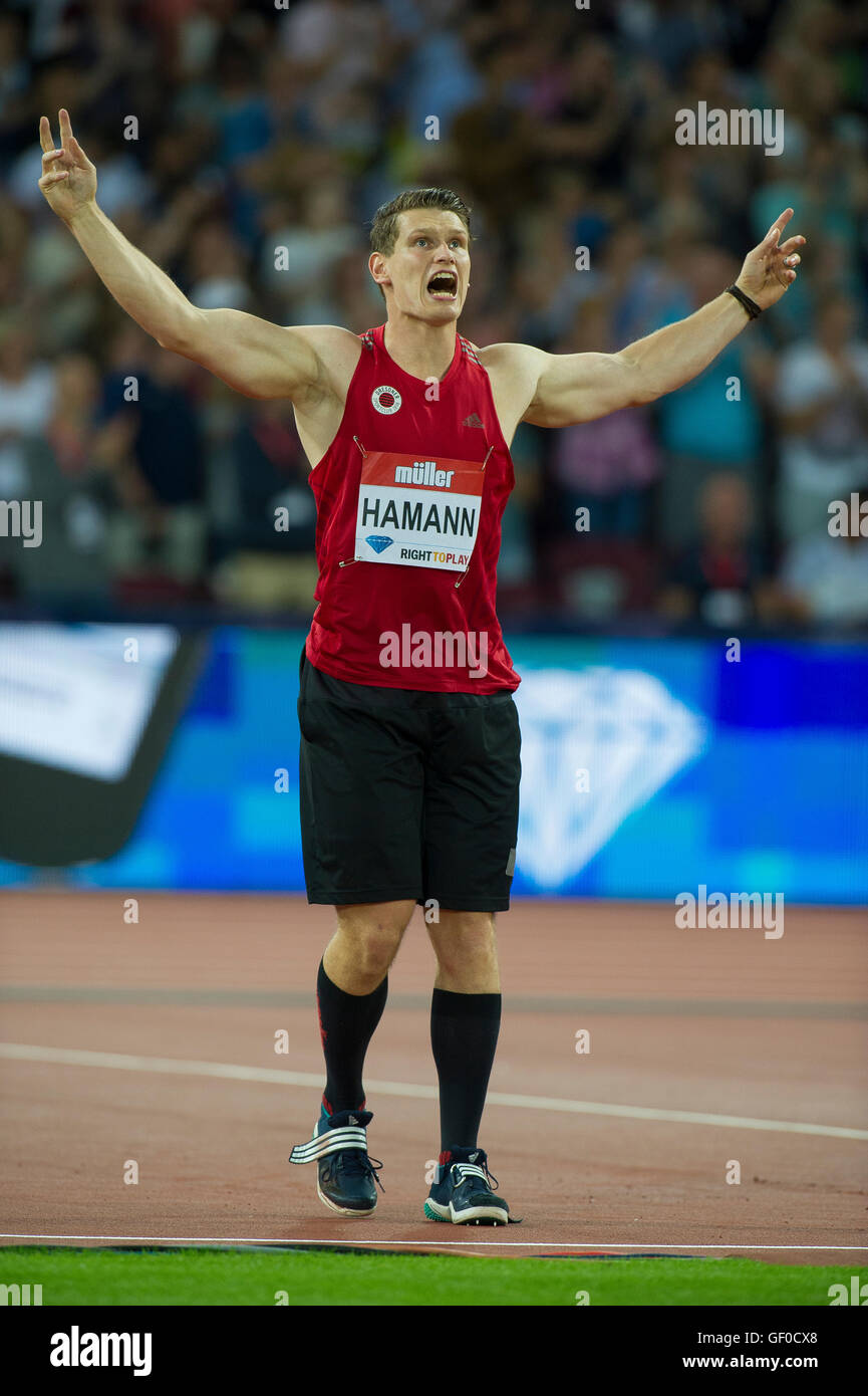 LONDON, ENGLAND - JULY 22: Lars Hamann competing in the Javelin, Day ...