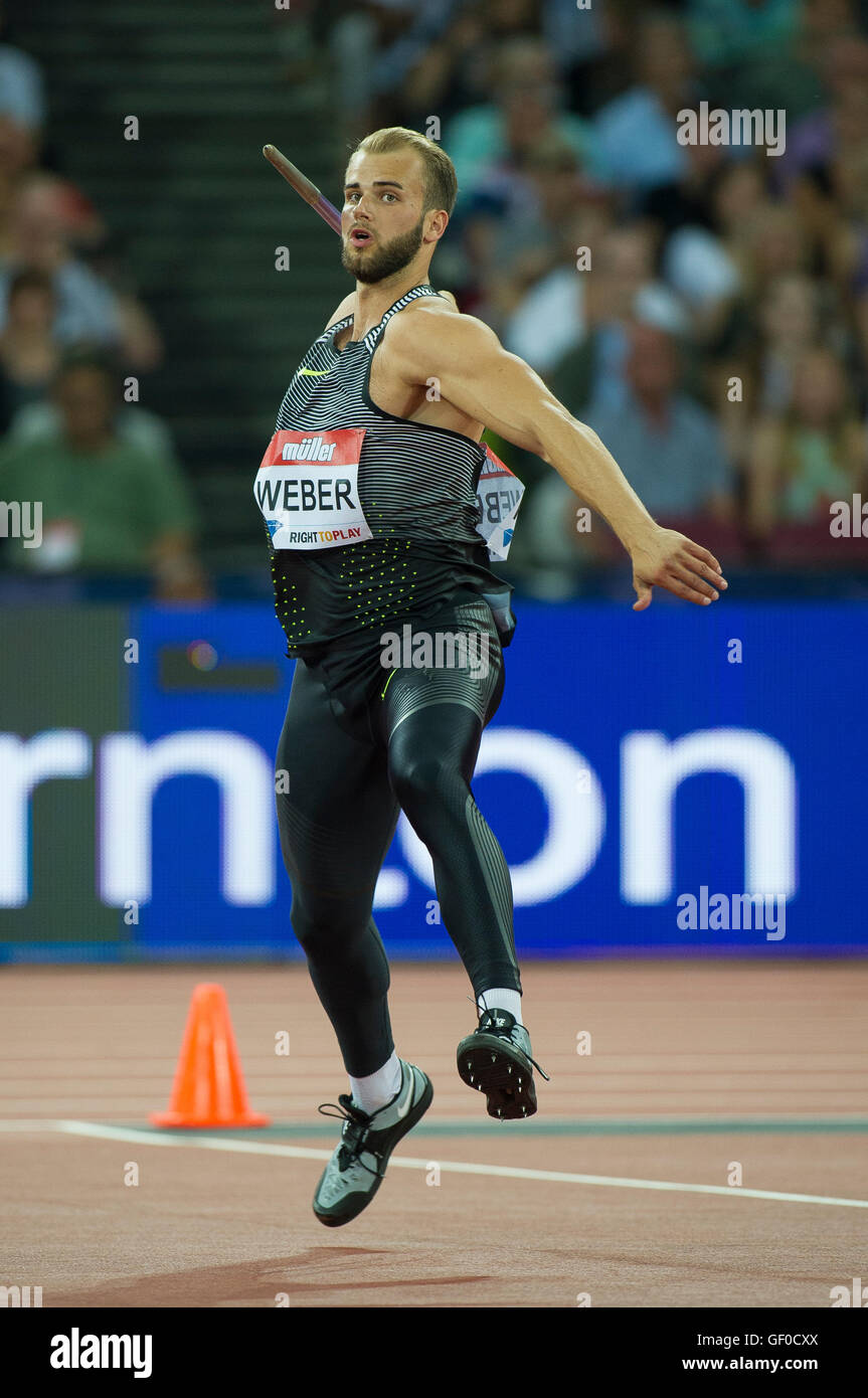 LONDON, ENGLAND - JULY 22: Julian Weber competing in the Javelin, Day ...
