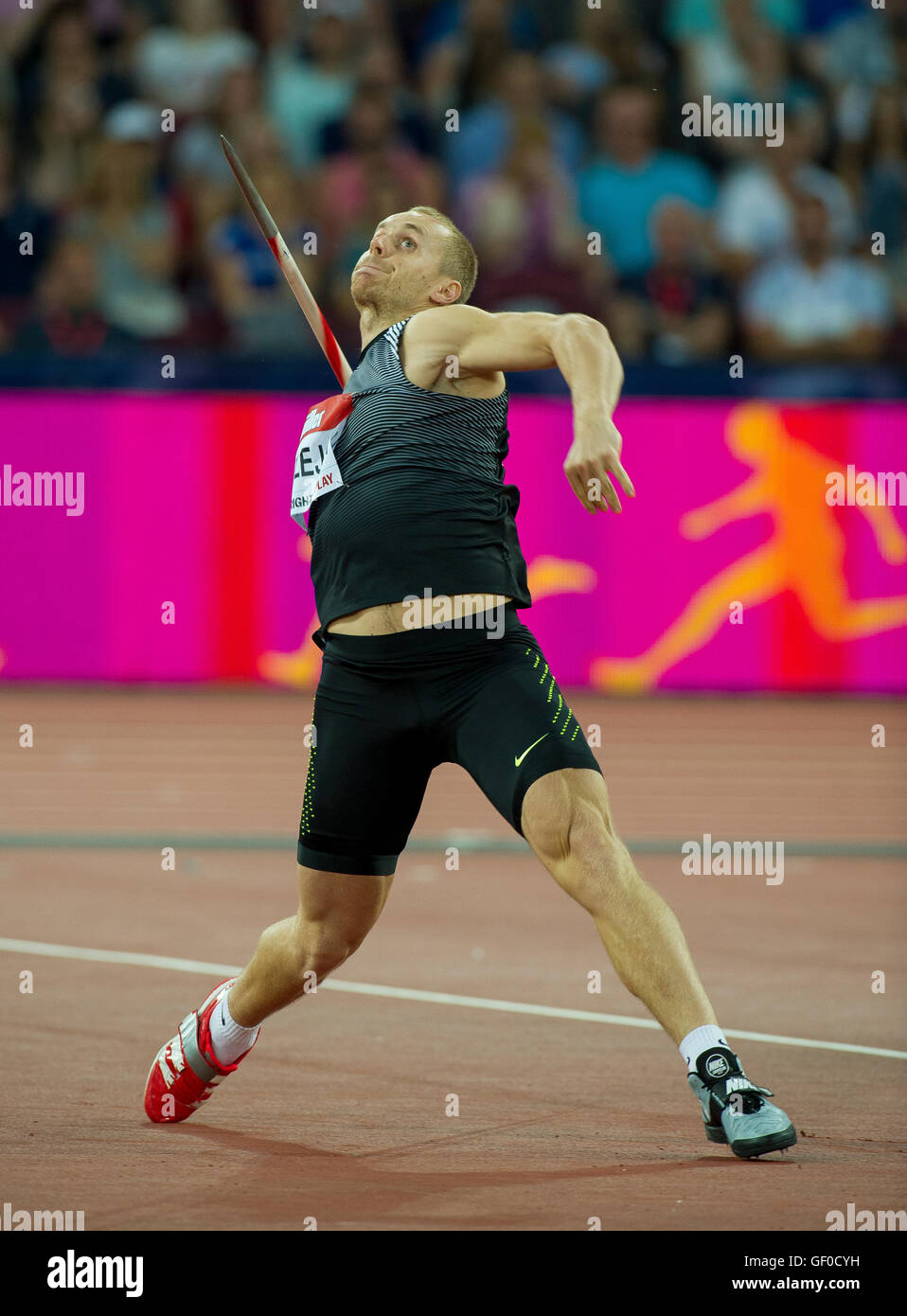 LONDON, ENGLAND - JULY 22: Jakub Vadejch competing in the Javelin, Day ...