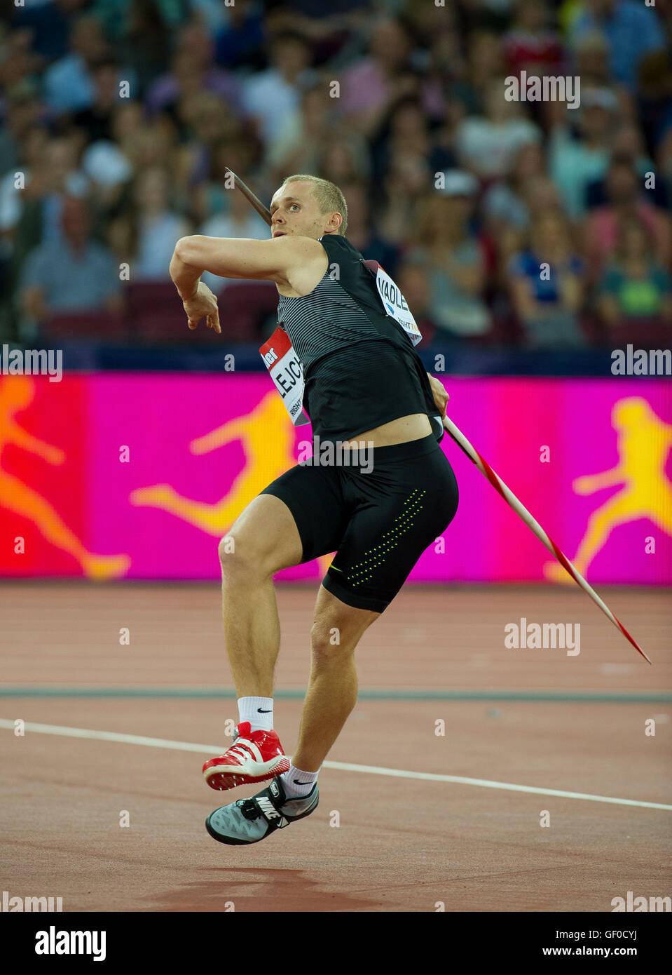 LONDON, ENGLAND - JULY 22: Jakub Vadejch competing in the Javelin, Day ...