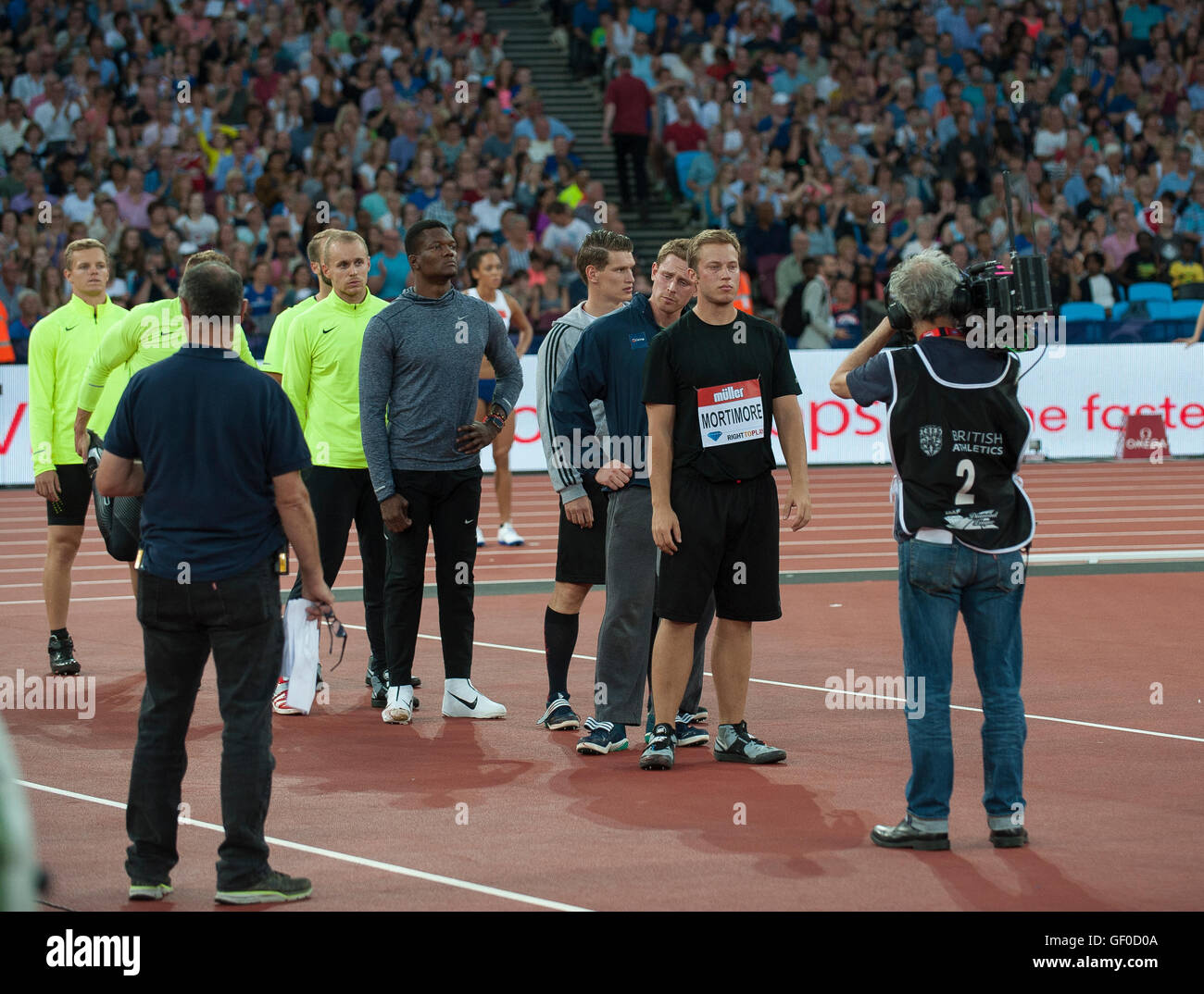 LONDON, ENGLAND - JULY 22: Matti Mortimore competing in the Javelin ...