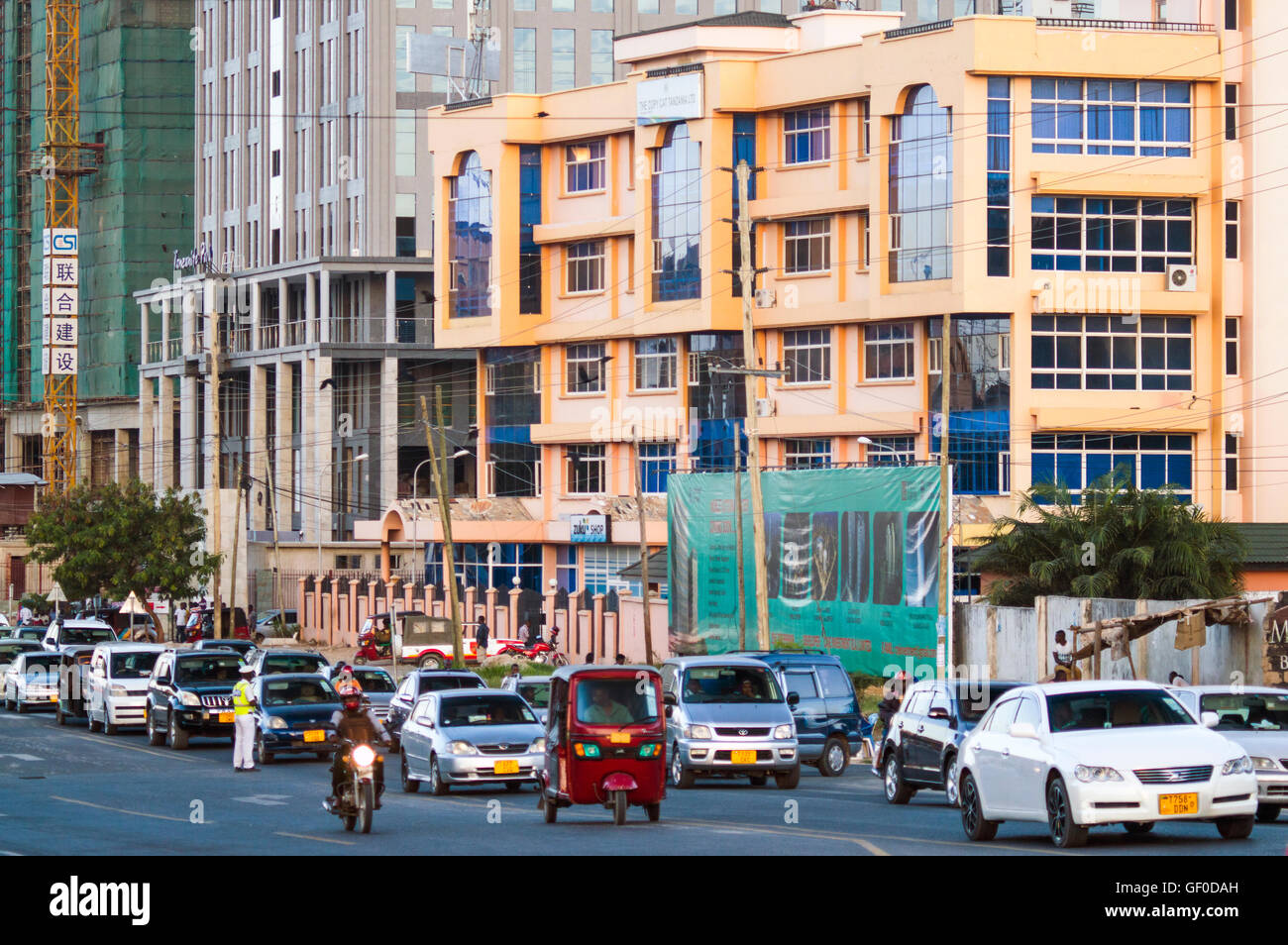 Ali Hassan Mwinyi Road, Kinondoni district, Dar-es-Salaam Stock Photo ...