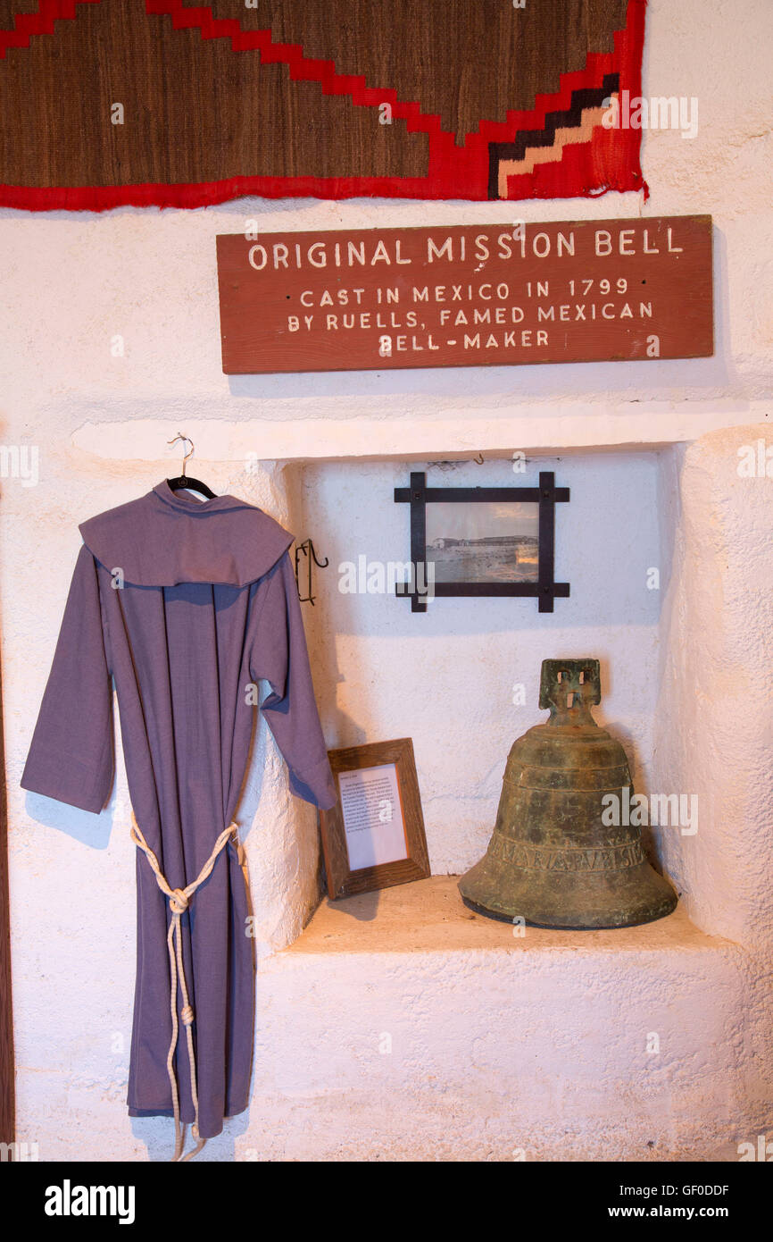 Original mission bell, Mission Nuestra Senora de la Soledad, Soledad ...