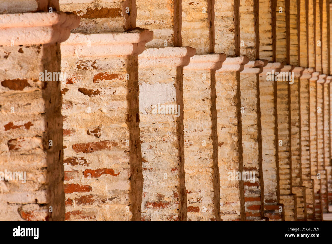 Mission pillars, Mission San Antonio de Padua, Monterey County, Fort ...