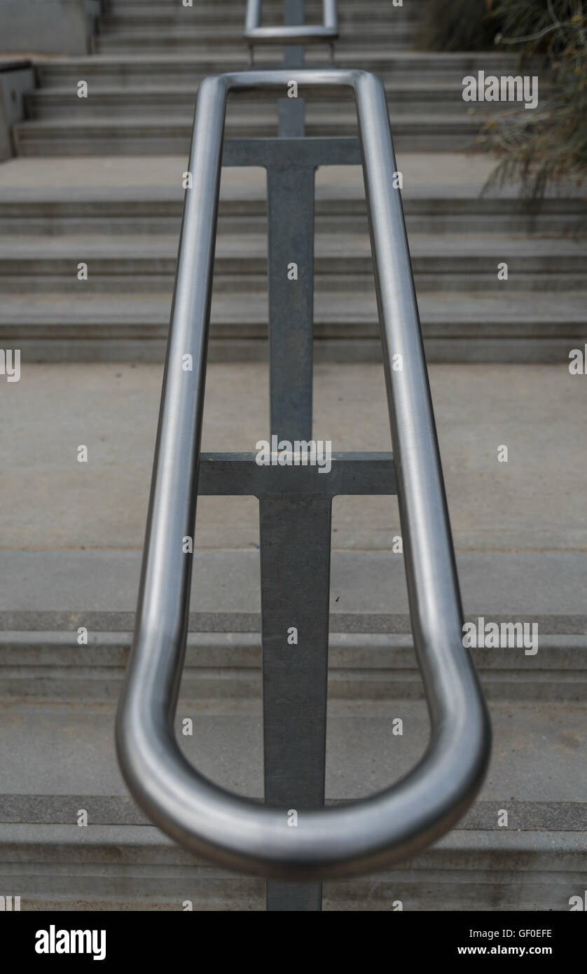 Stainless steel hand rail hi-res stock photography and images - Alamy