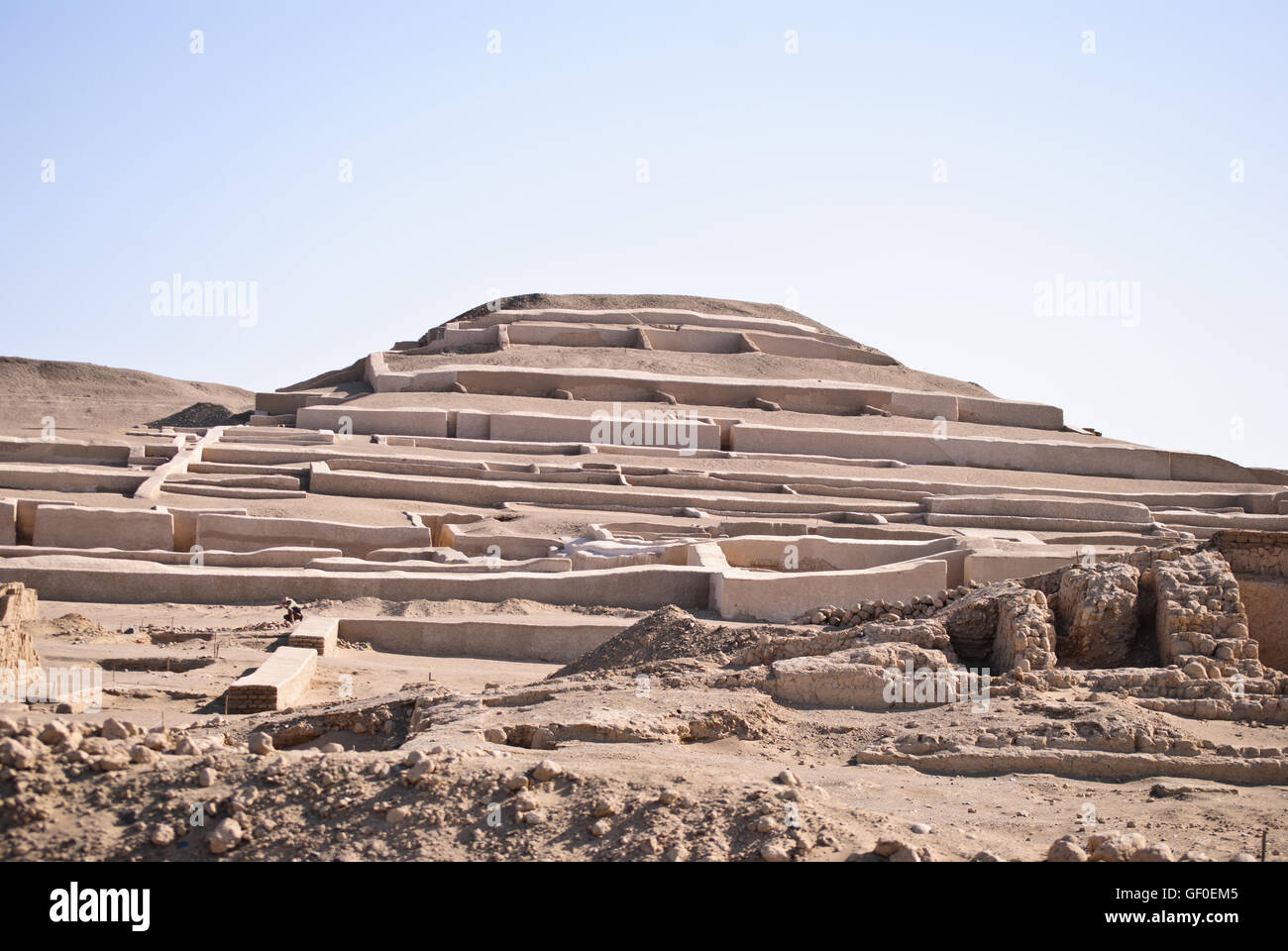 Cahuachi ceremonial center of Nazca civilization Stock Photo - Alamy