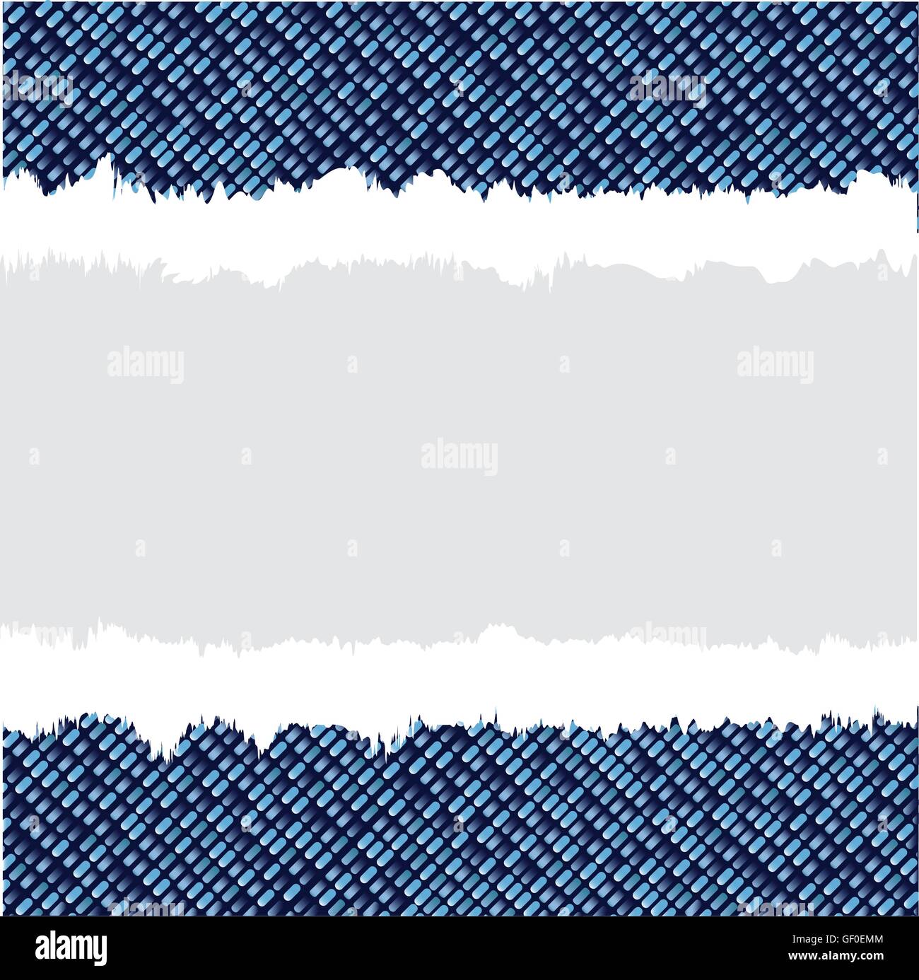 A square background in blue denim style with tear copy space Stock ...