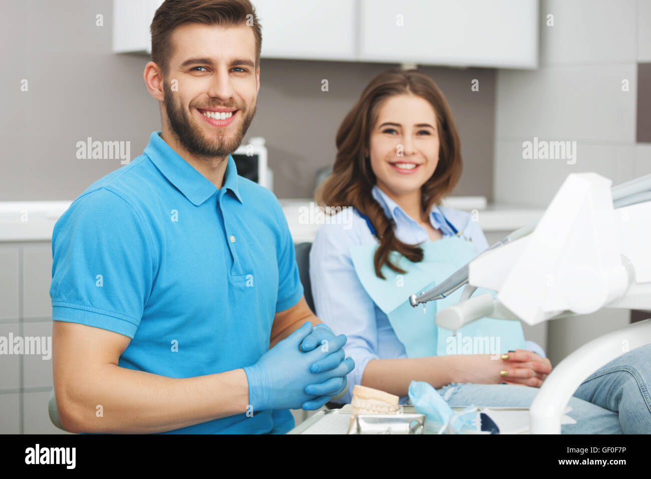 Female young patient visiting doctor hi-res stock photography and ...