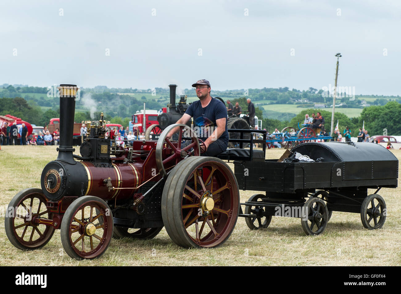 Miniature steam traction engine at Innishannon Steam & Vintage Rally ...