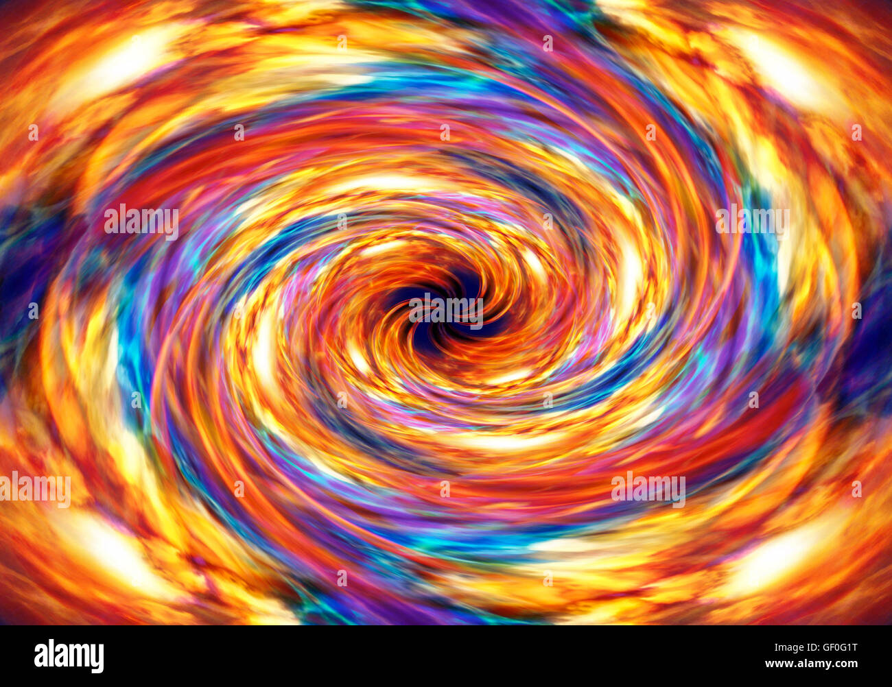 Swirling inferno fire storm background Stock Photo - Alamy