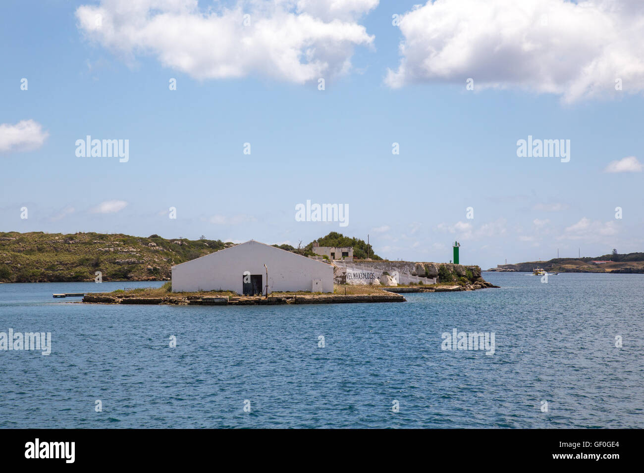 Views of Mahon Harbour Stock Photo - Alamy