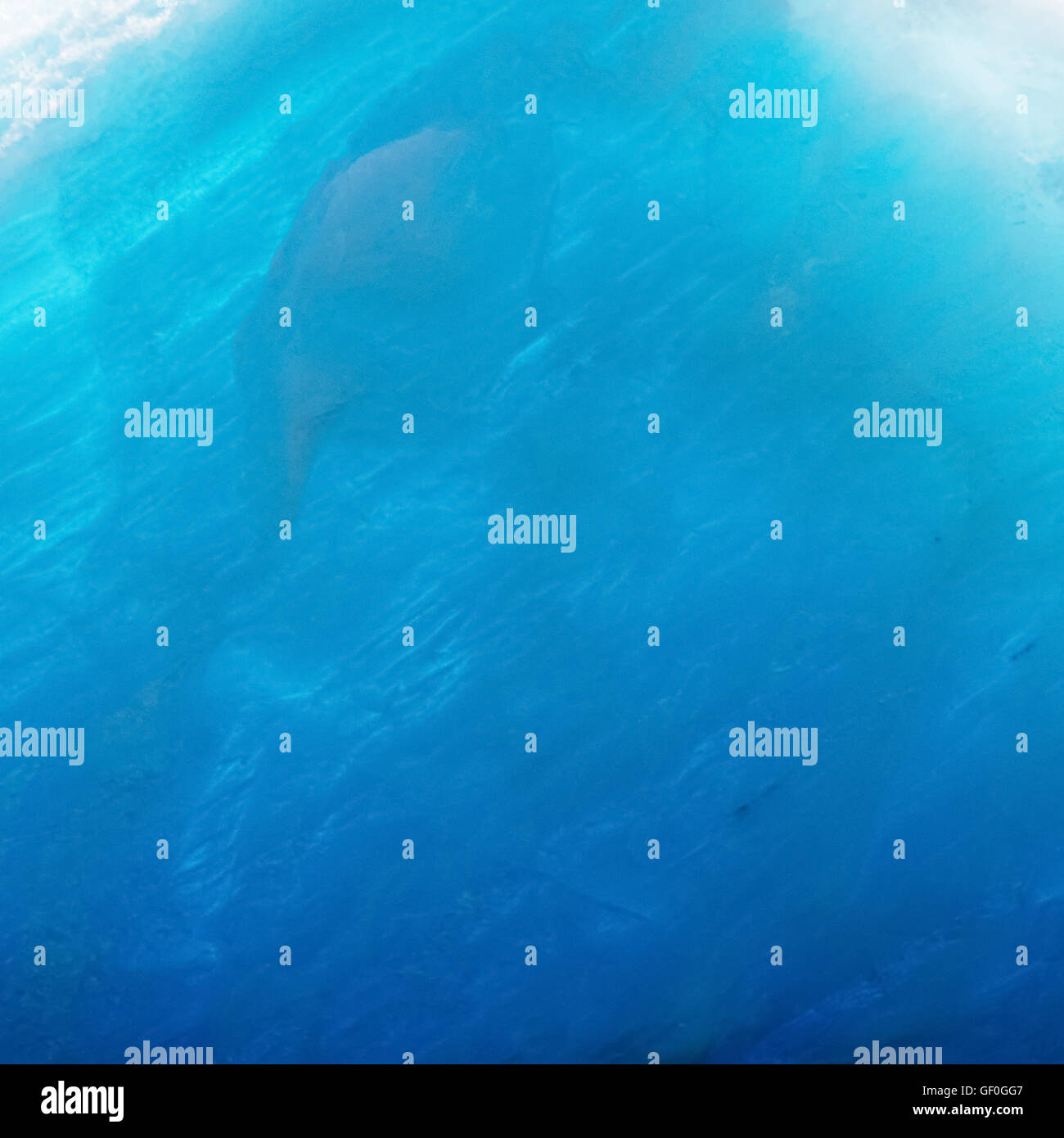 Layers of snow have been compressed into blue ice with each layer ...