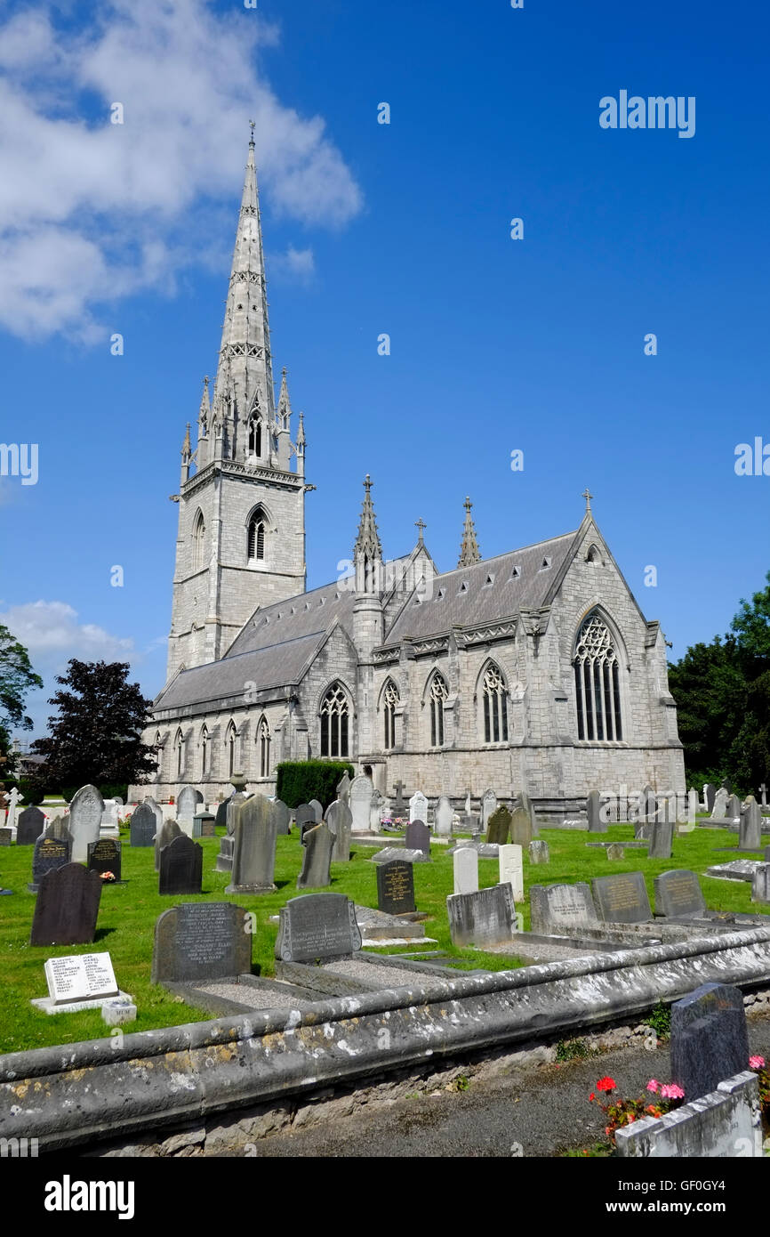 St. Margaret's Church (The Marble Church), Bodelwyddan Stock Photo - Alamy