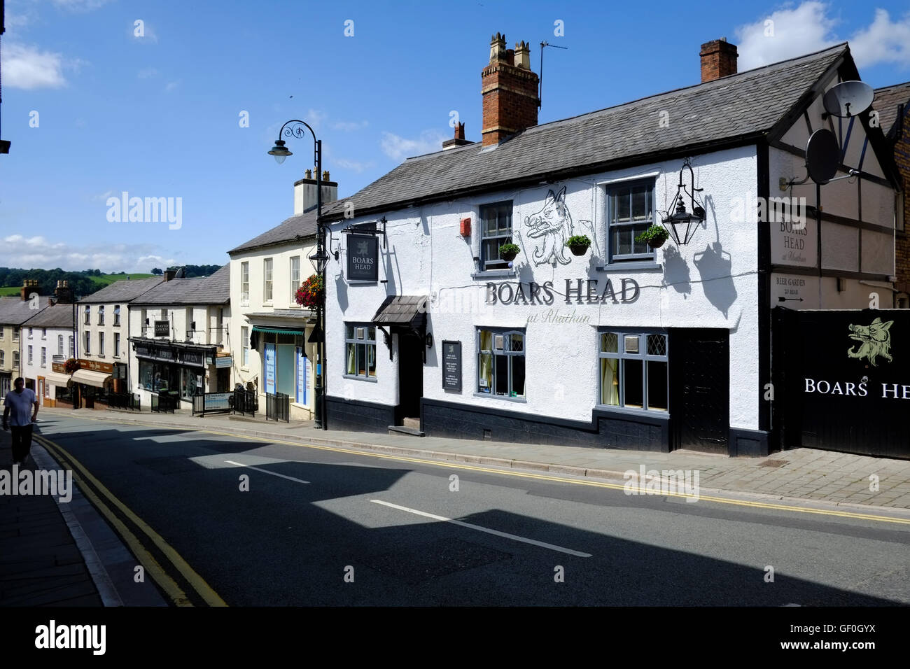 Ruthin, Denbighshire, Wales Stock Photo - Alamy
