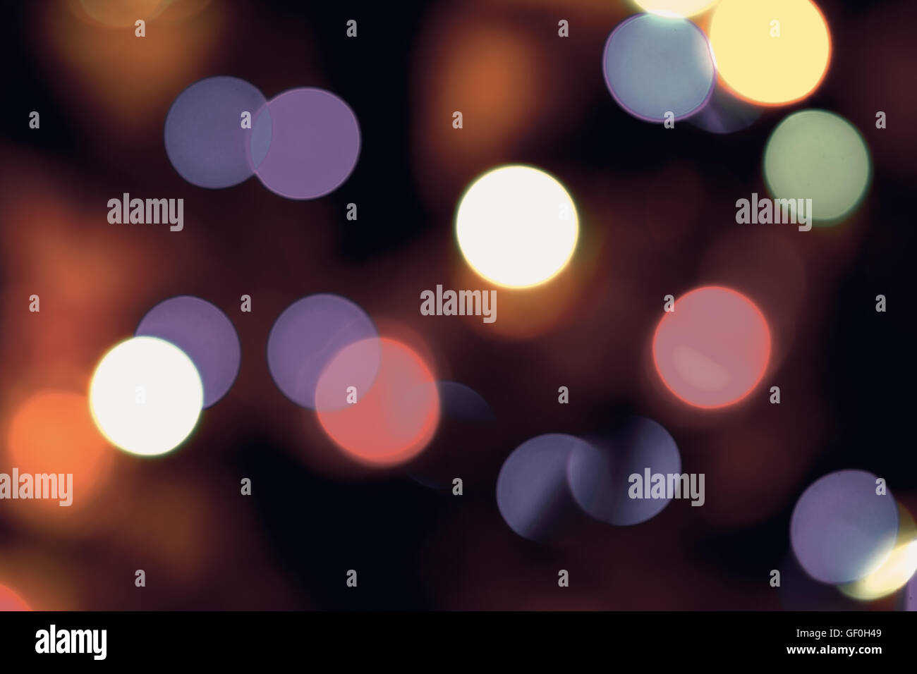 glowing blurred light, bokeh effect Stock Photo - Alamy