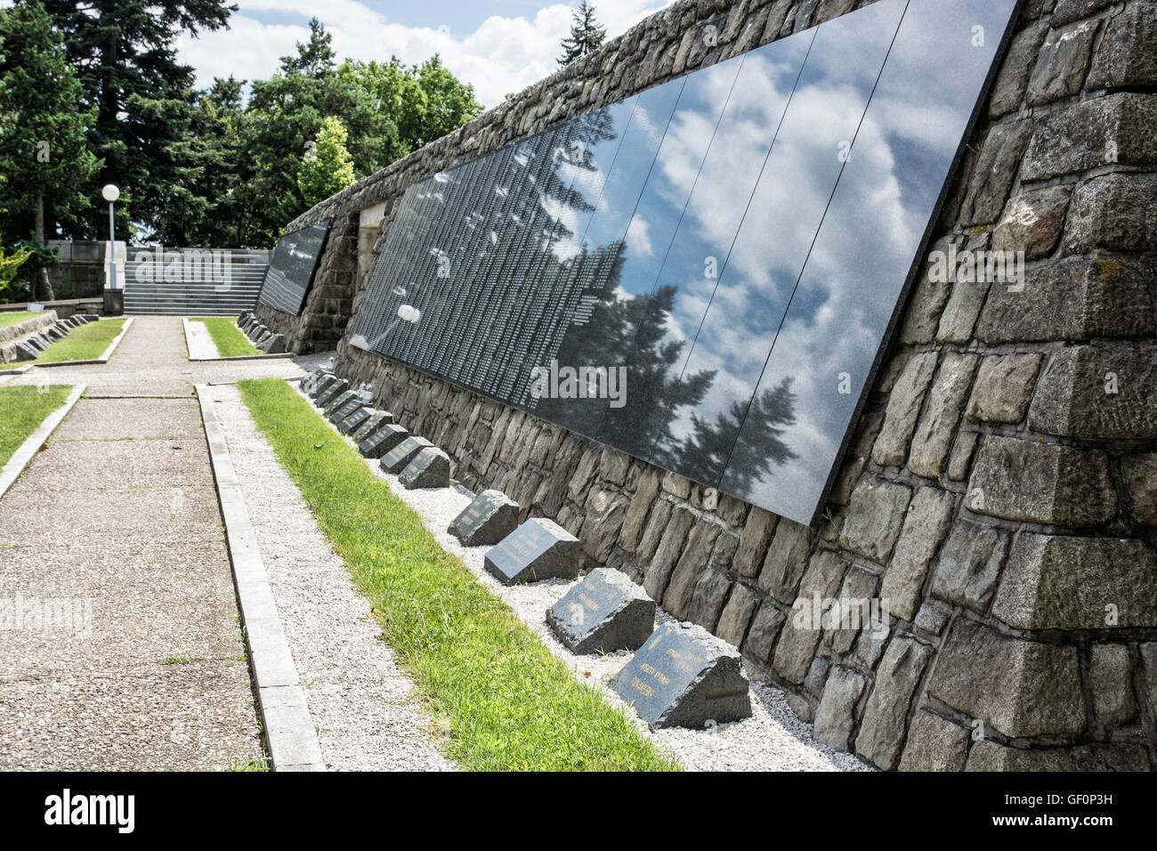 Slavin is the memorial monument and military cemetery in Bratislava ...