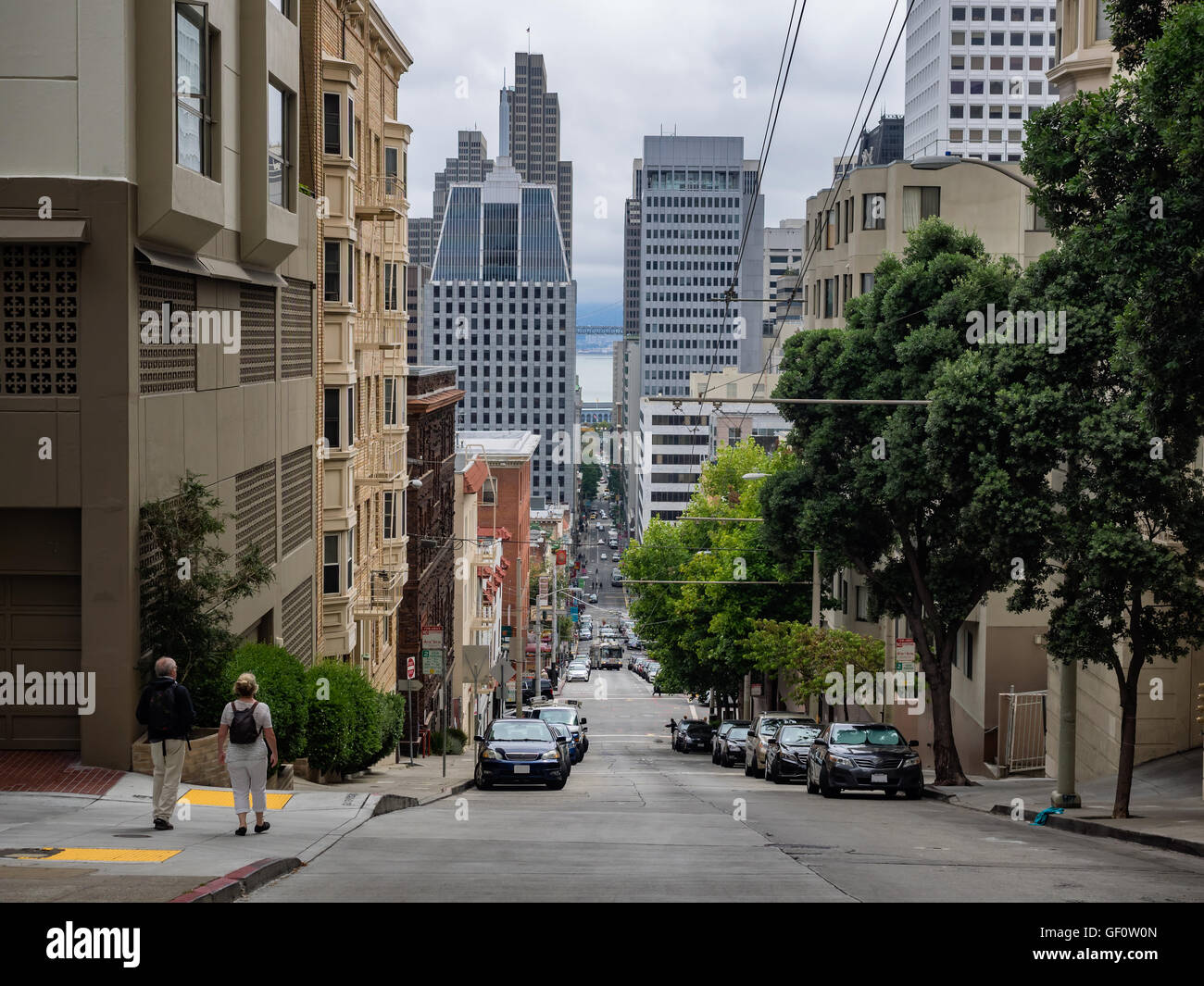 The very steep Streets, San Francisco, California Stock Photo - Alamy
