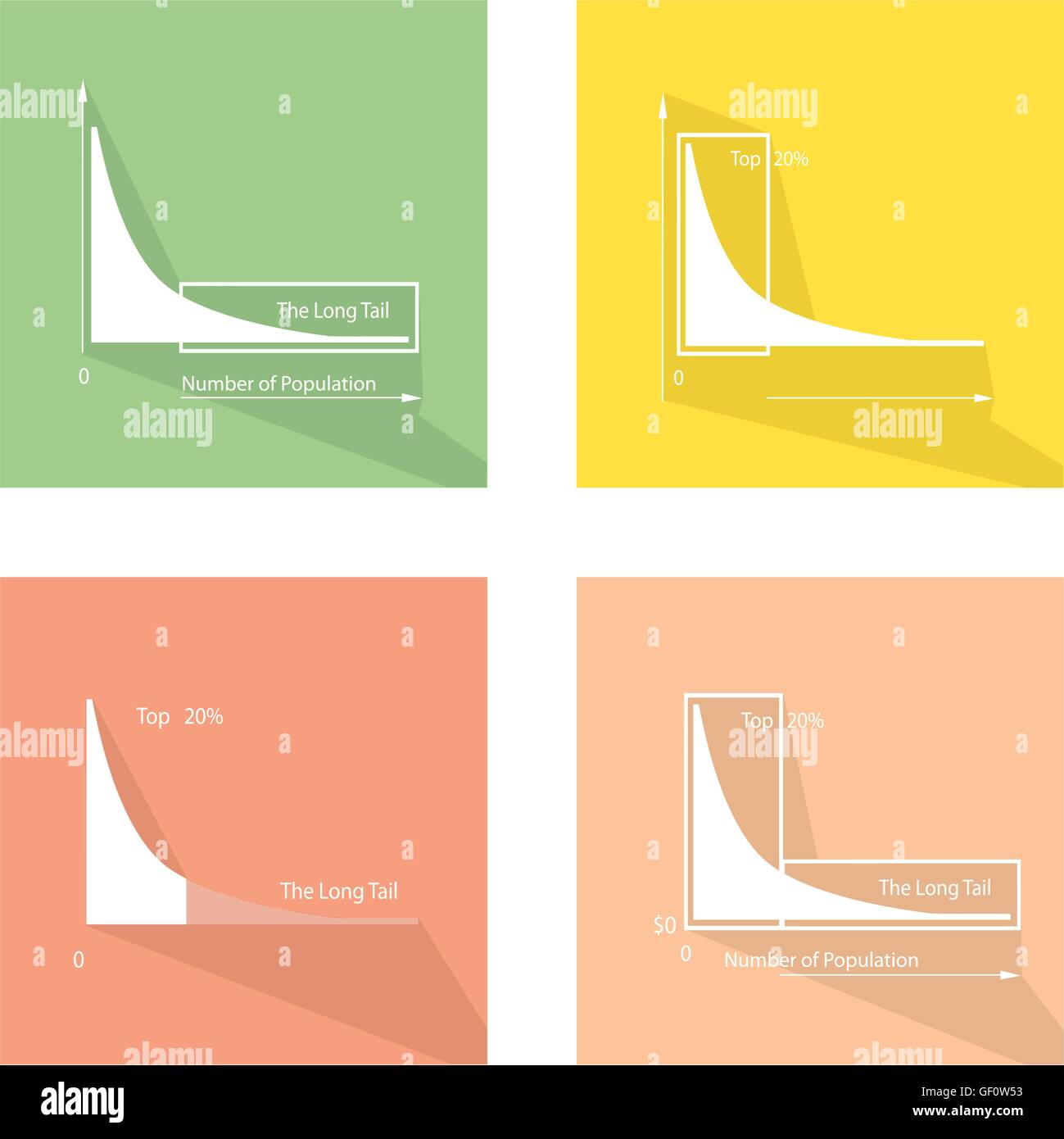 Charts and Graphs, Illustration Collection of Fat Tailed and Long ...