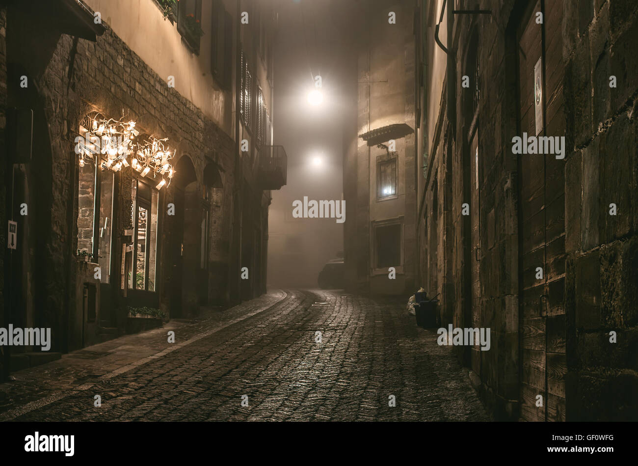 Empty Dark Street