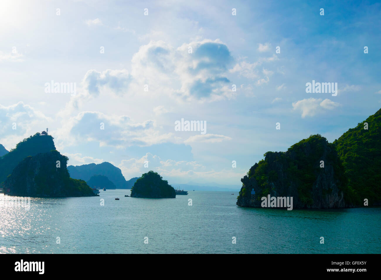 Asia Islands Summer Boat Landscape Stock Photo - Alamy