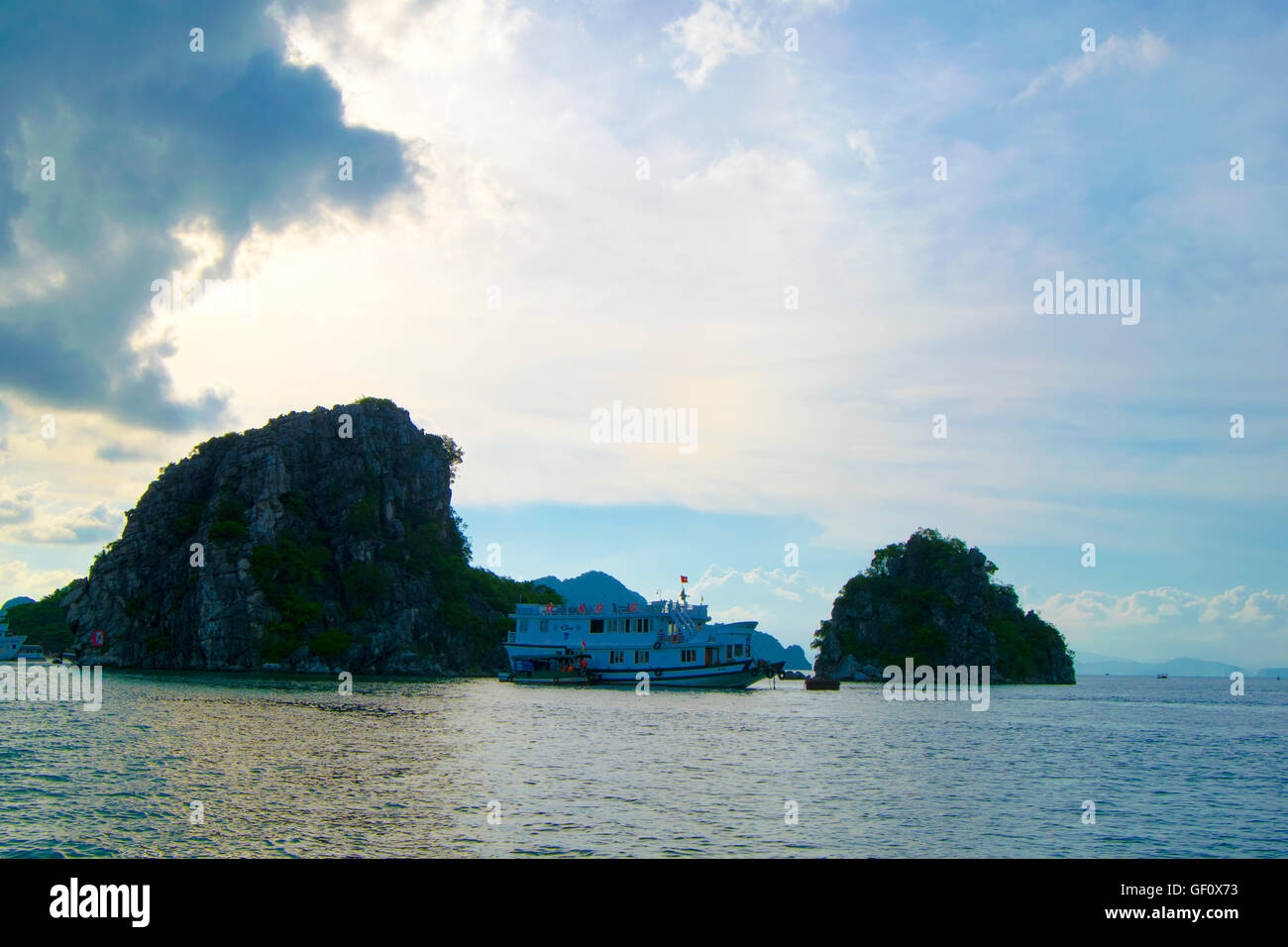 Asia Islands Summer Boat Landscape Stock Photo - Alamy