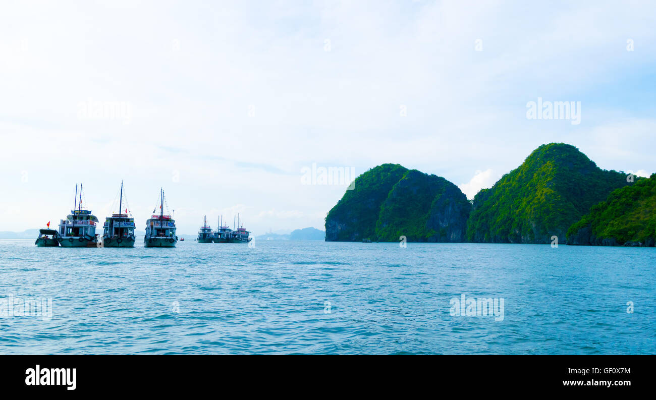 Asia Islands Summer Boat Landscape Stock Photo - Alamy