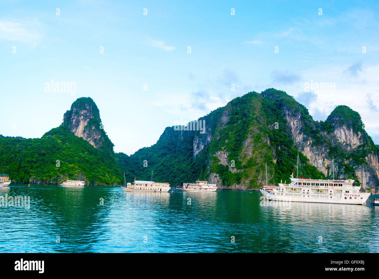 Asia Islands Summer Boat Landscape Stock Photo - Alamy