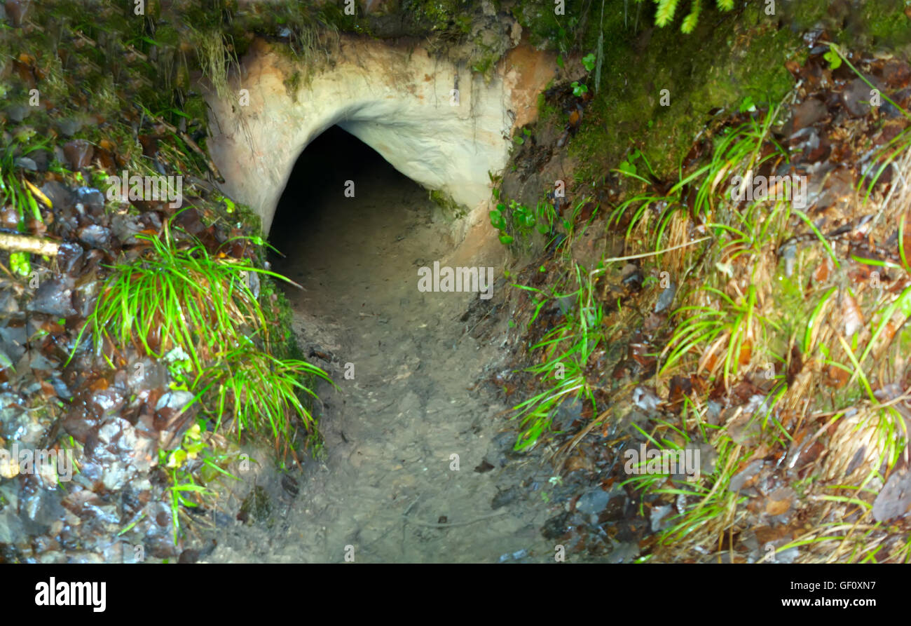 Exit from cave underground hi-res stock photography and images - Alamy