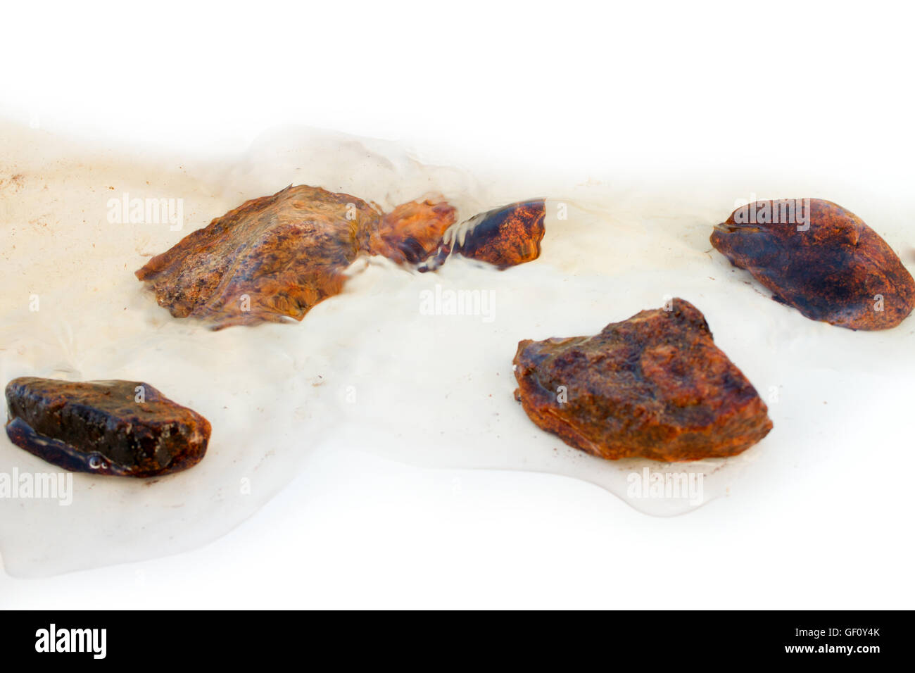 Stones for rock garden in the Chinese style Stock Photo - Alamy