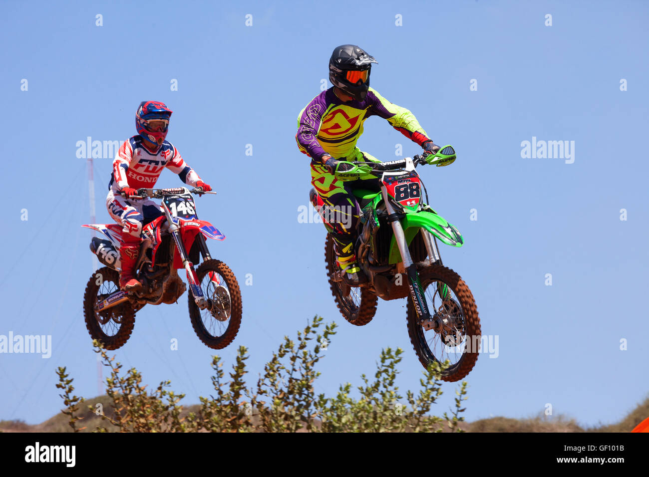 Dirt bike jump hi-res stock photography and images - Alamy