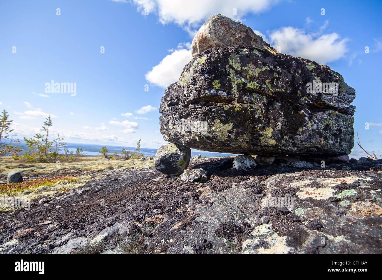 northern religious stone of ancient times Stock Photo - Alamy