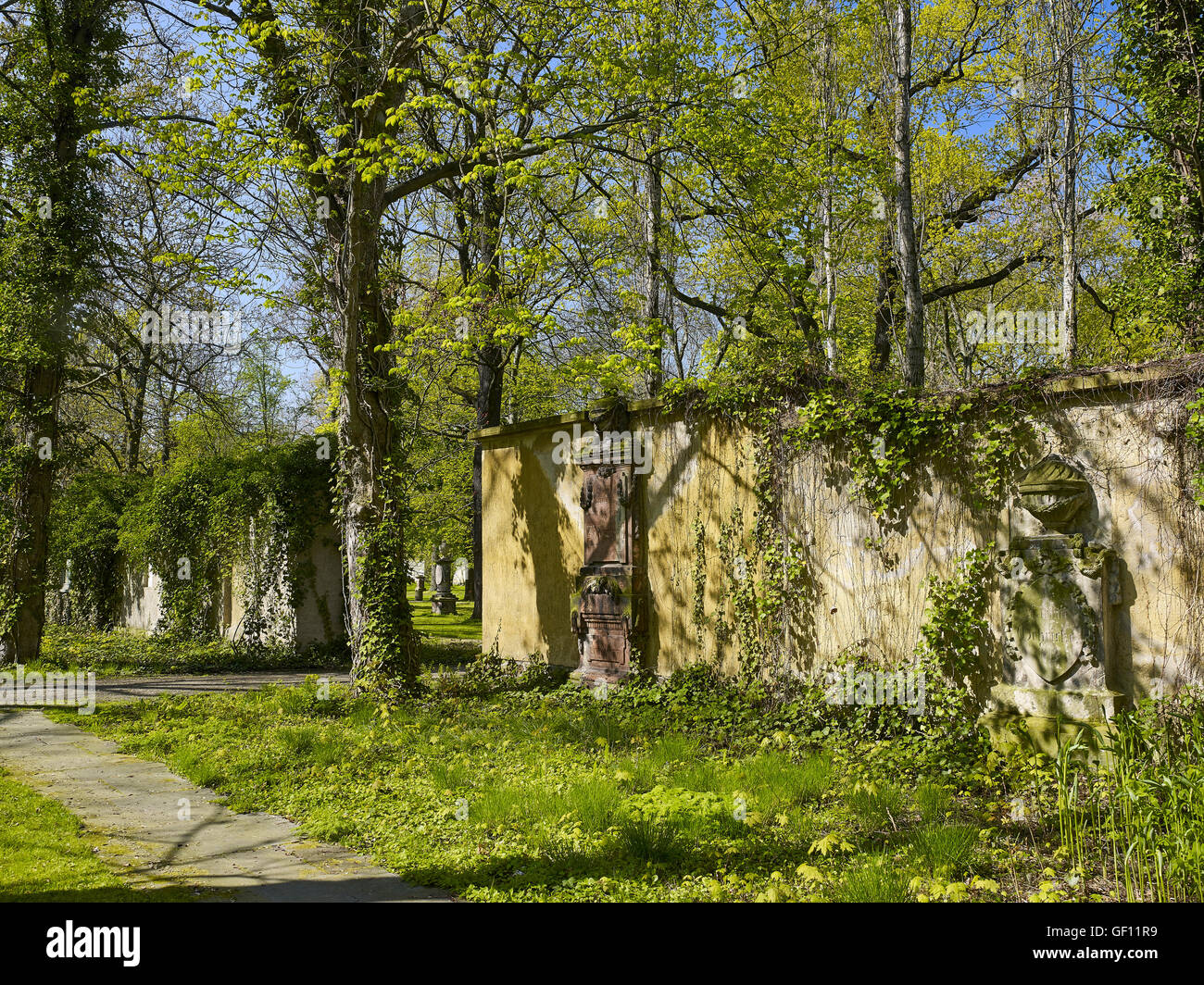 Old St. John''s cemetery in Leipzig, Germany' Stock Photo - Alamy