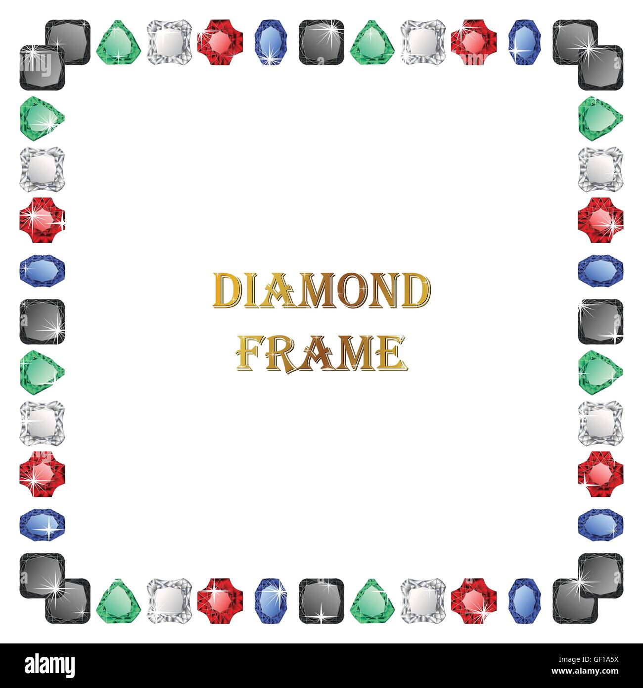 Diamond square frame Stock Vector Image & Art - Alamy