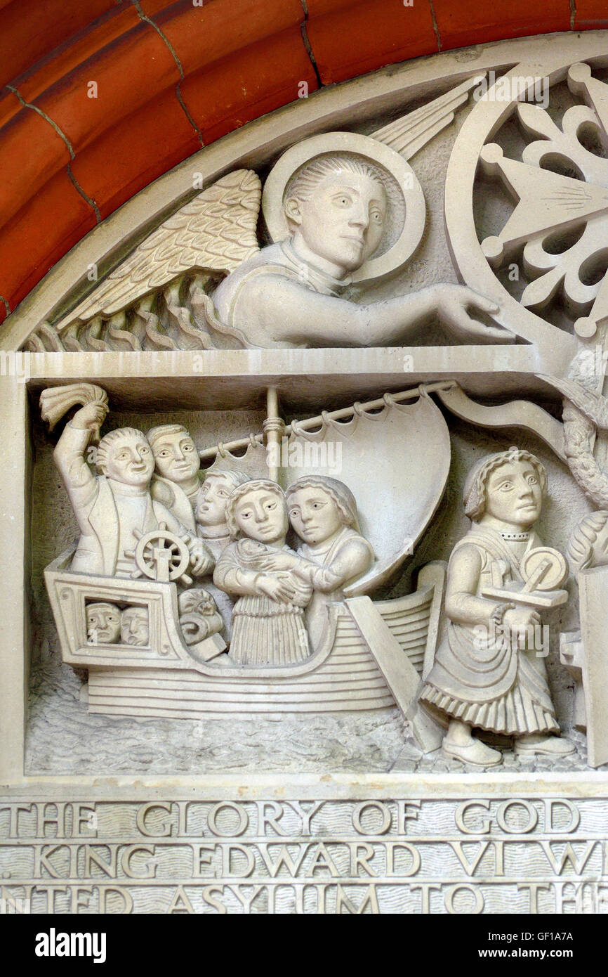 London, England, UK. French Protestant Church of London (Église ...