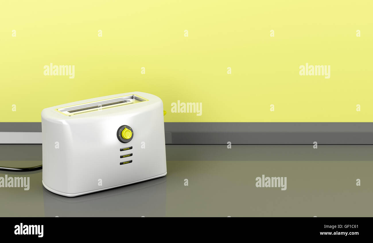 Electric toaster in the kitchen Stock Photo - Alamy