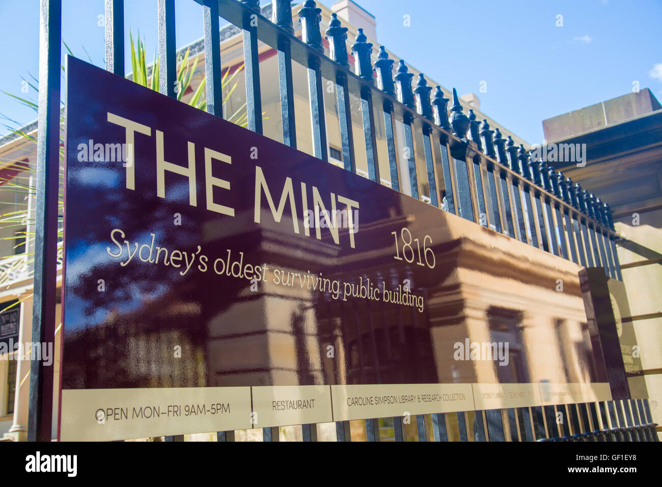 New South Wales Mint building factory in Macquarie street,Sydney ...