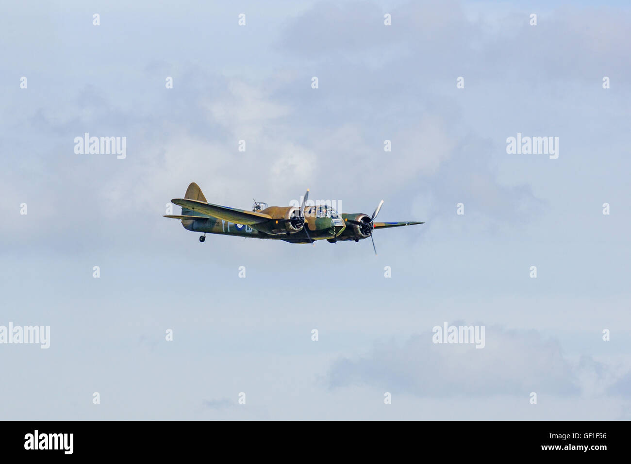 Bristol Blenheim Mk1 at RAF Duxford,Flying Legends Stock Photo - Alamy