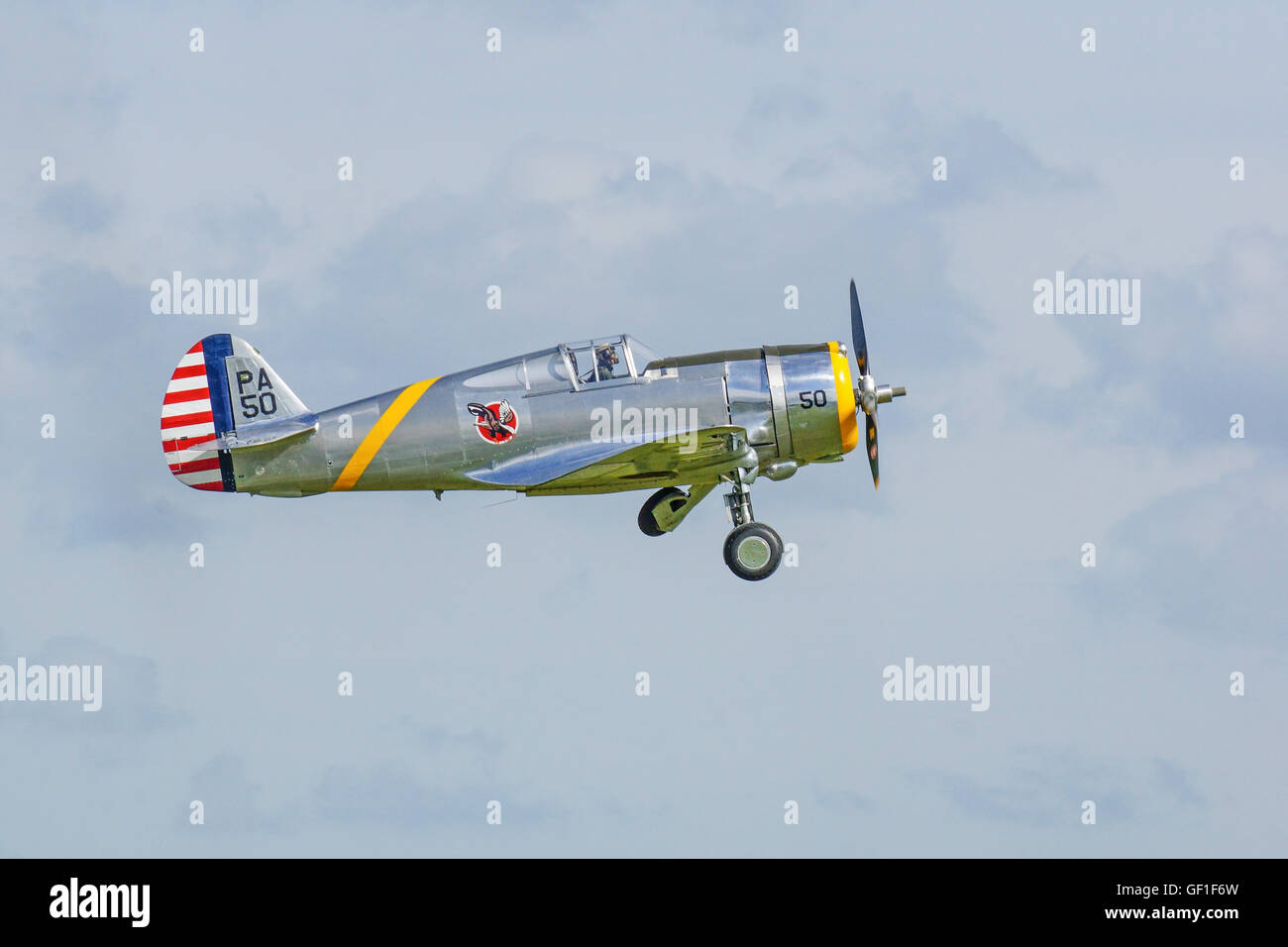 Currtiss P-36c Hawk also known as the Model 75 at RAF Duxford,Flying ...