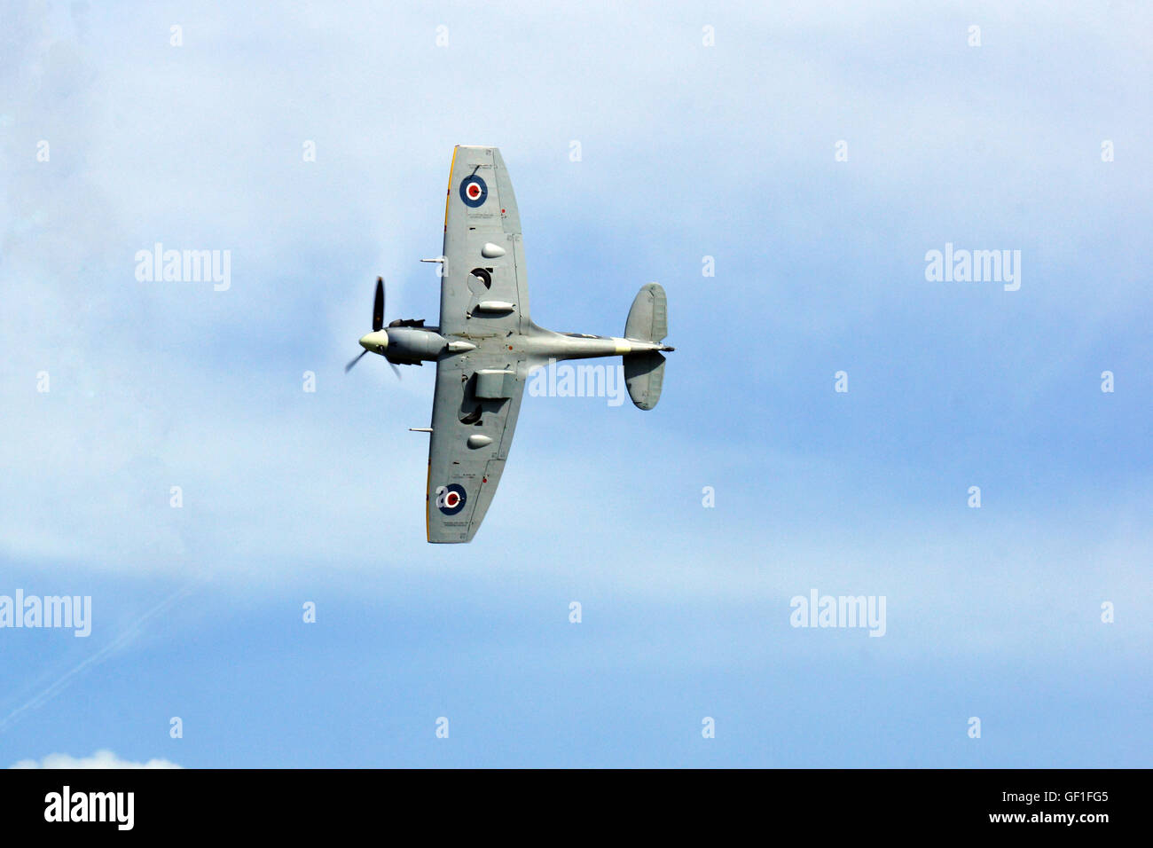 Spitfire at Flying Legends RAF Duxford Stock Photo - Alamy