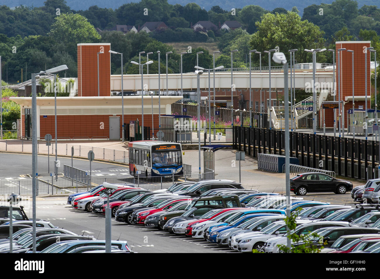 Buckshaw Parkway, new railway station serving Buckshaw Village, Chorley ...